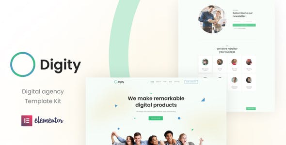 Digity - Digital Agency Elementor Template Kit