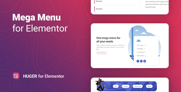 Mega Menu for Elementor